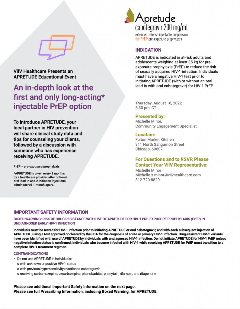 An in-depth look at the first and only long-acting injectable PrEP option